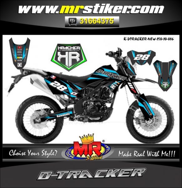D-TRACKER Simple Grapic - stiker motor premium| striping motor suka ...