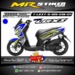 Stiker motor decal Lexi 125 grafis elegan - stiker motor premium ...