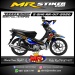 Stiker motor decal Suzuki Shogun RR Blue Gold Line Strip Grafis Cool ...