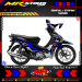 Stiker motor decal Suzuki Shogun RR Blue Grafis Line Livery Grafis ...